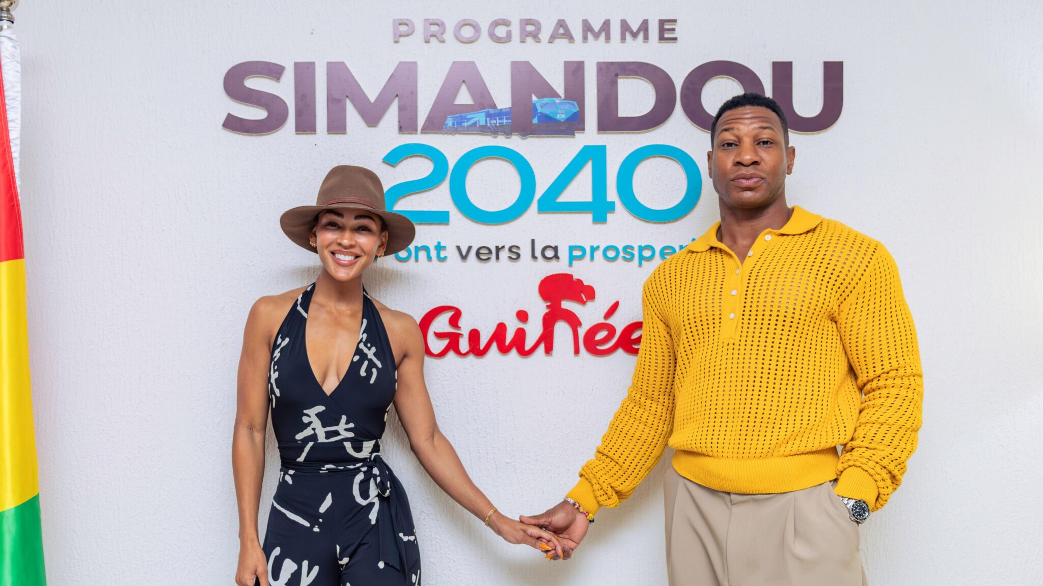 US film stars Meagan Good and Jonathan Majors become Guinea citizens ...
